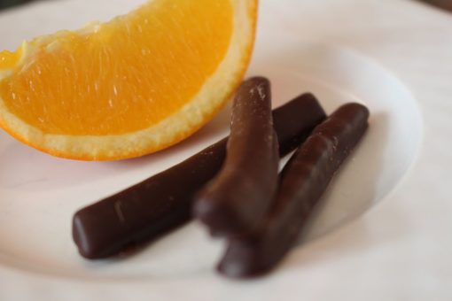 Bâtonnets à l’orange - Chocolaterie Mérigonde